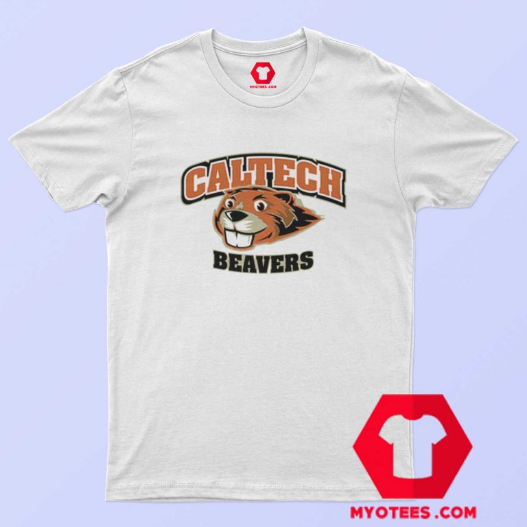 Awesome Caltech Beavers Mascot Graphic T-Shirt | myotees.com