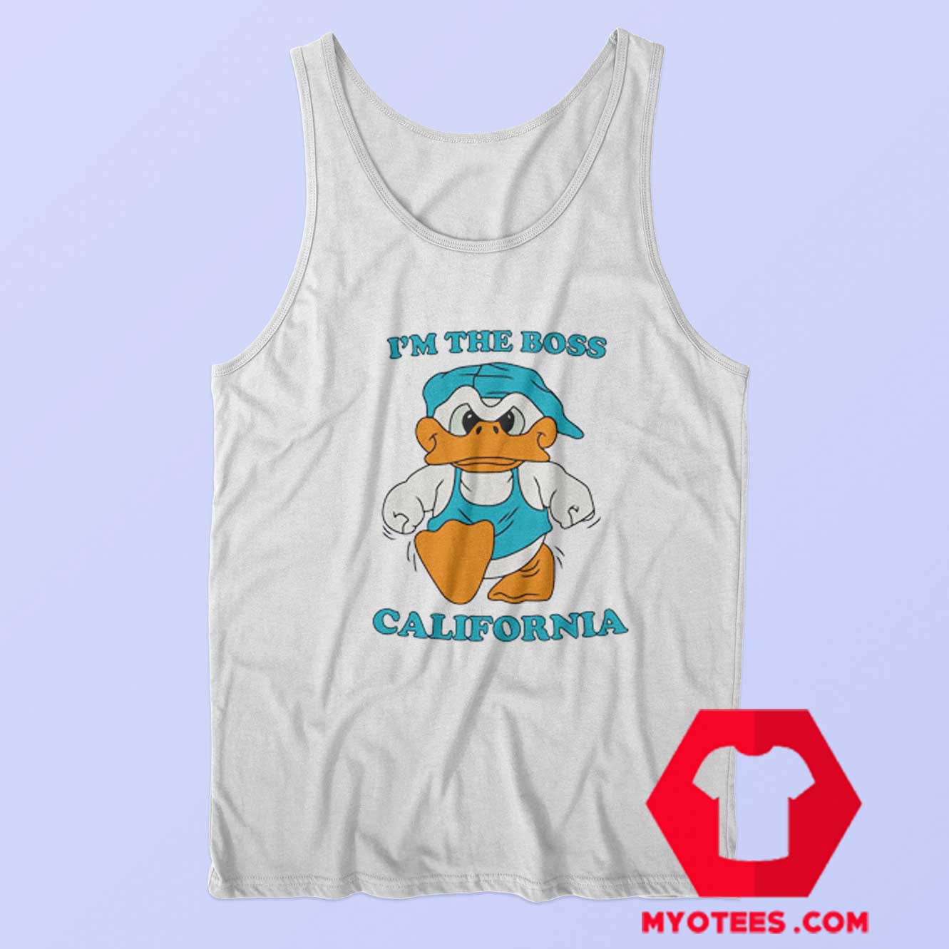 Donald Duck I'm The Boss California Tank Top | MYOTEES