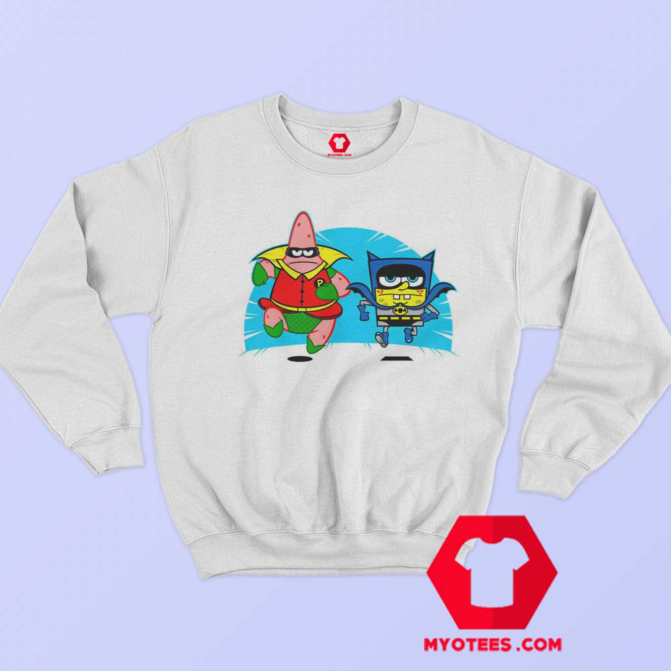 SpongeBob Patrick Parody Batman Robin Sweatshirt | myotees.com