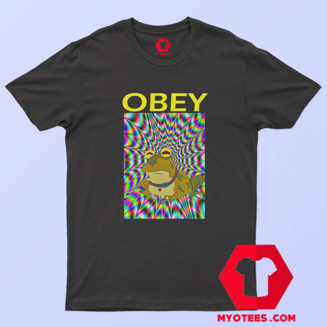 Obey The Hypnotoad Futurama logo T-Shirt On Sale | myotees.com