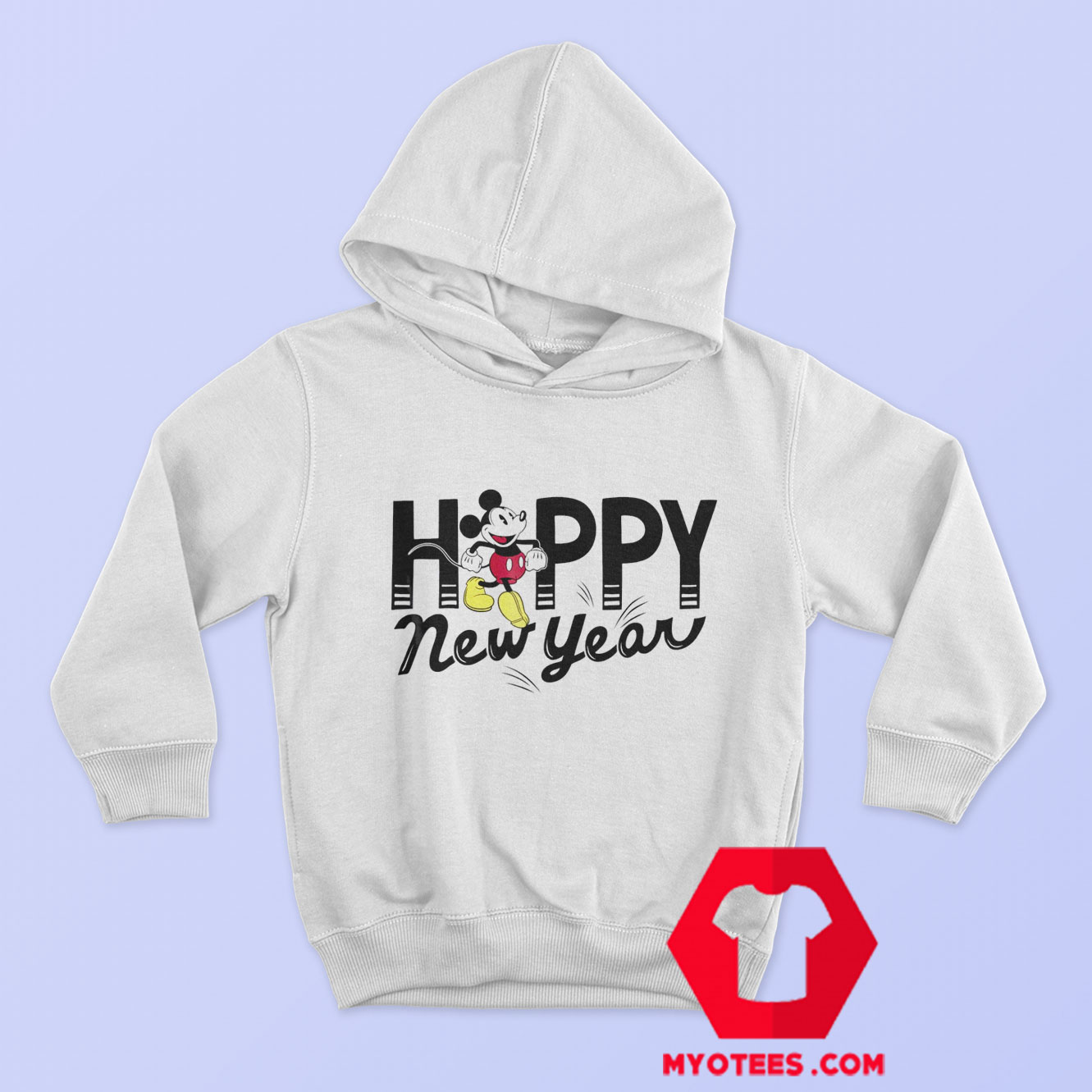 Disney Mickey Mouse Happy New Year Hoodie | myotees.com