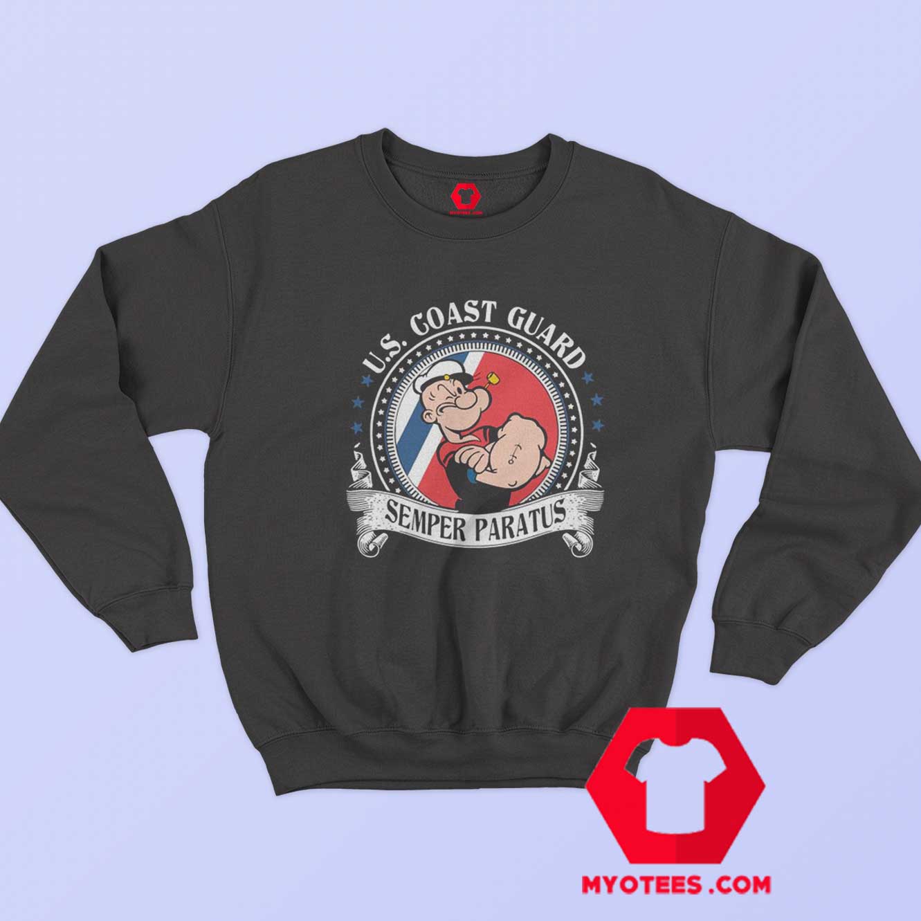 Popeye US Coast Guard Semper Paratus Sweatshirt | myotees.com