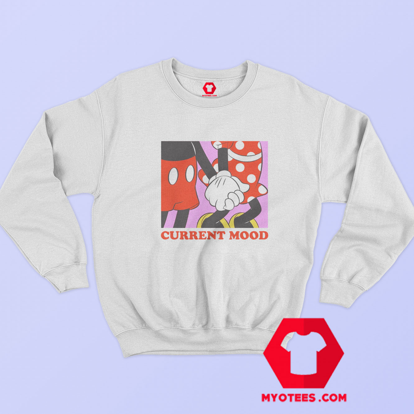 Mickey and Minnie Mouse Current Mood Sweatshirt | myotees.com