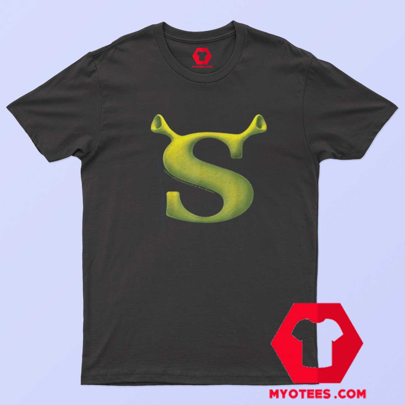 Shrek Initial Logo Poster Graphic Unisex T-Shirt On Sale | myotees.com