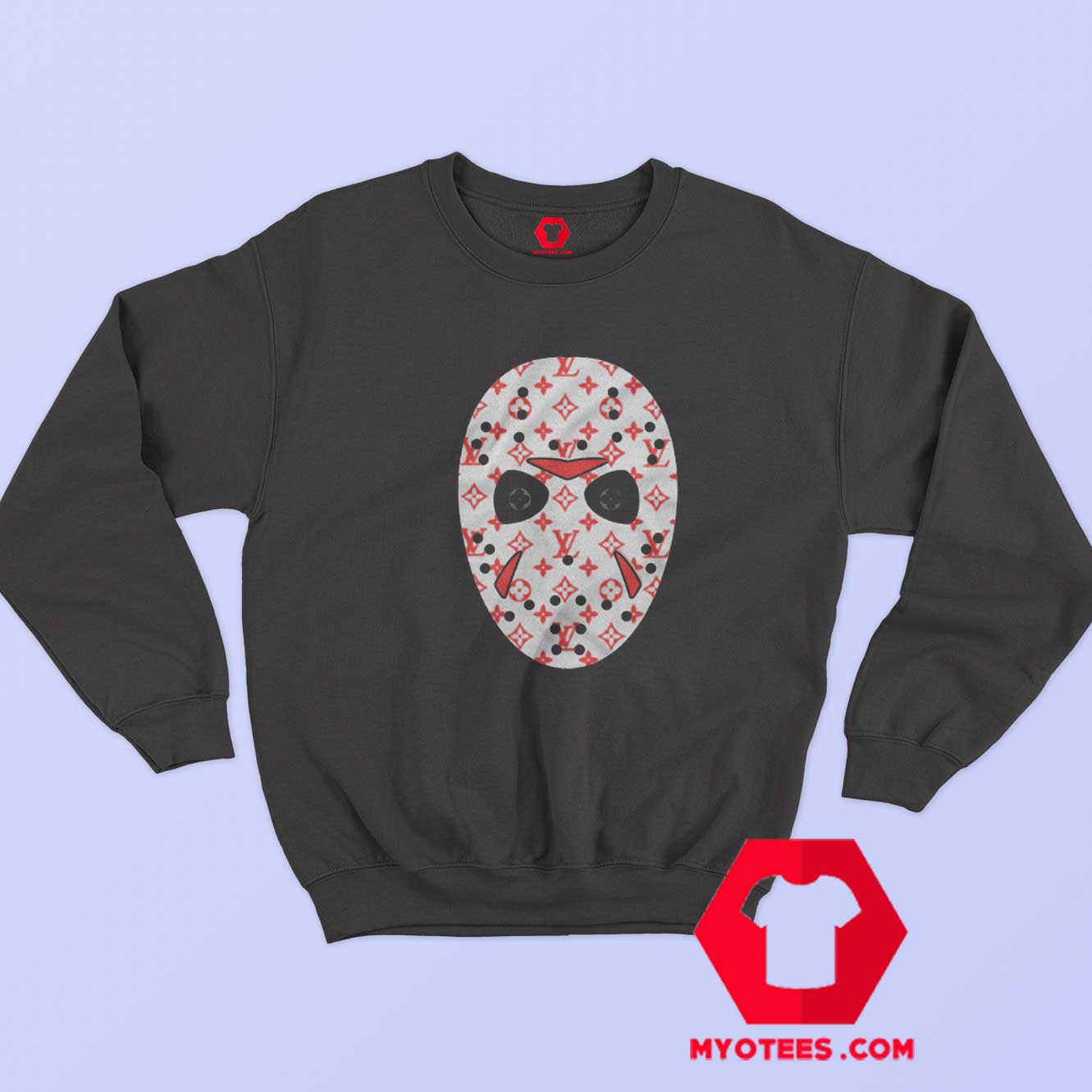 Jason Voorhees Mask Lv Monogram 90s Unisex Sweatshirt | myotees.com