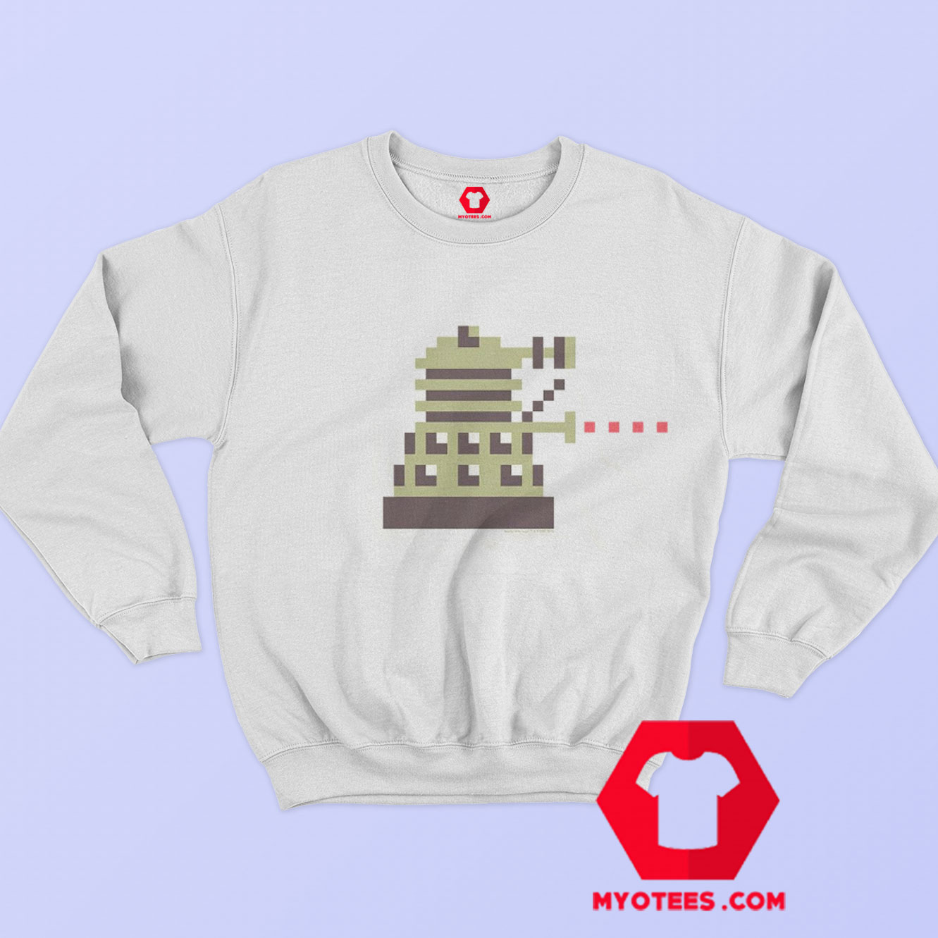 Dalek Doctor Who 8 Bit Inspired Unisex Sweatshirt | myotees.com