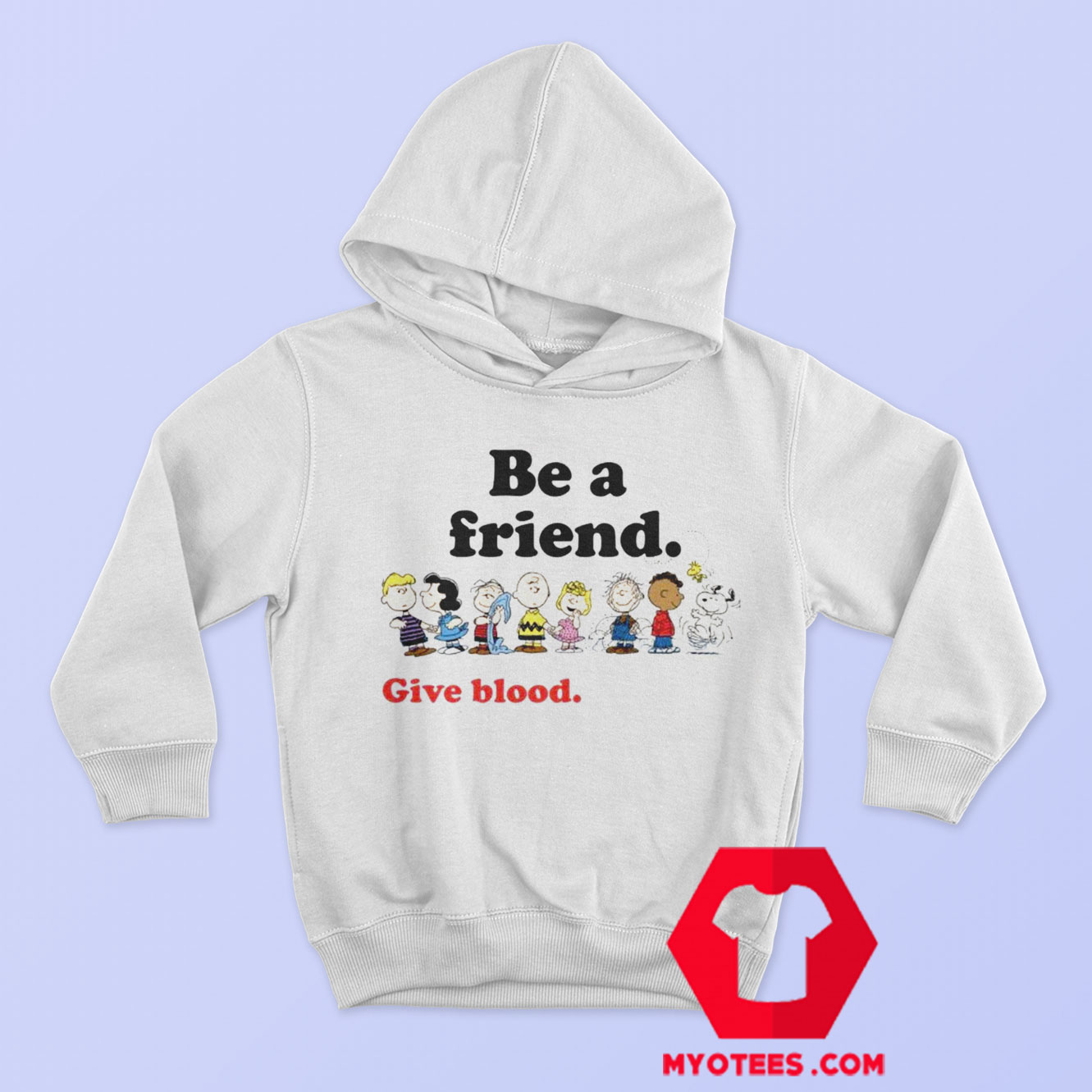 Red Cross Snoopy Blood Donation Unisex Hoodie | myotees.com